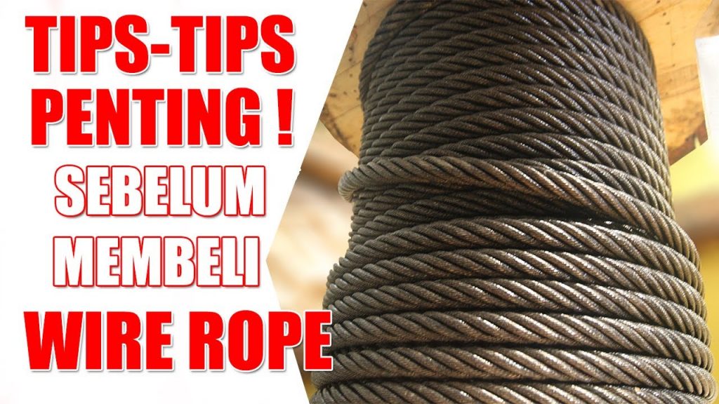 Rekomendasi Konstruksi Wire Rope - PT Anugrah Sukses Marine