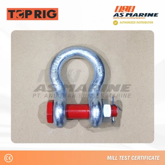 Bow Shackle / Segel Omega Bolt & Nut G2130 - 12 Ton Toprig